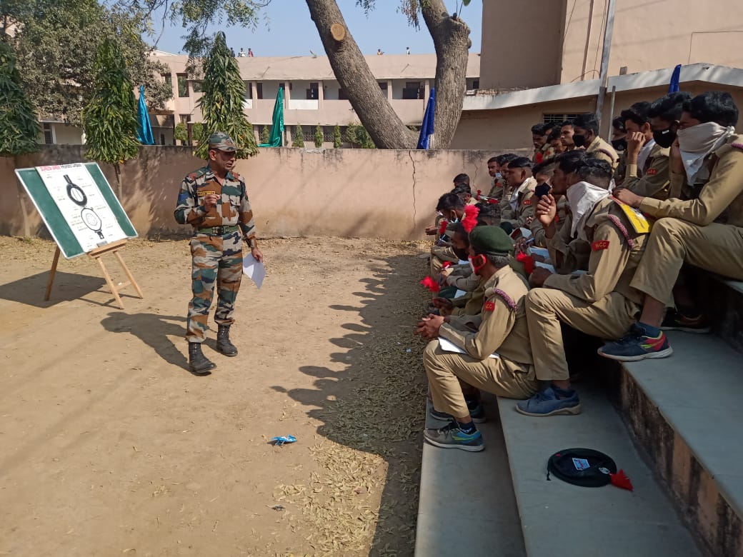 Map reading training – India NCC