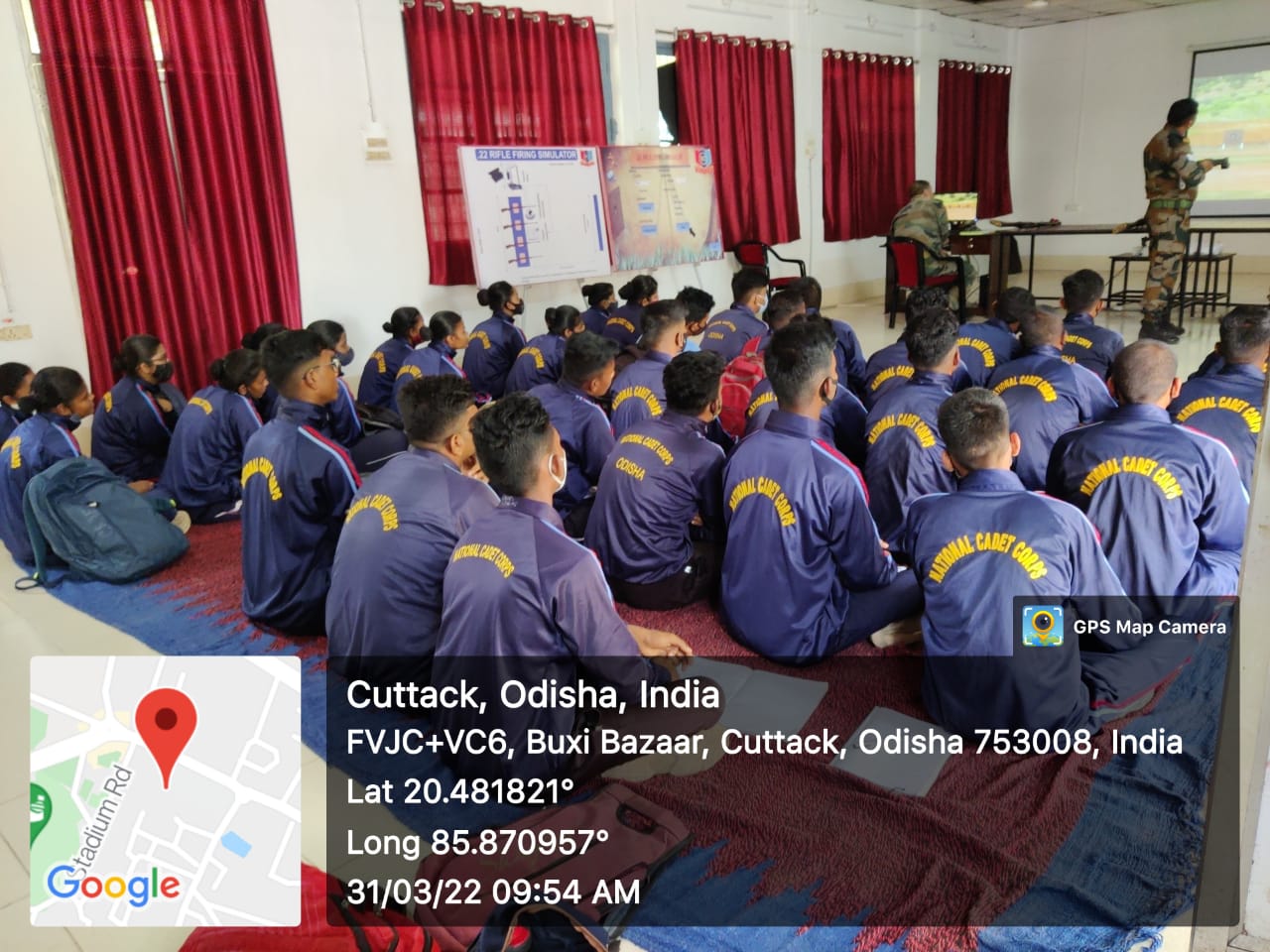 Simulator firing pratice – India NCC