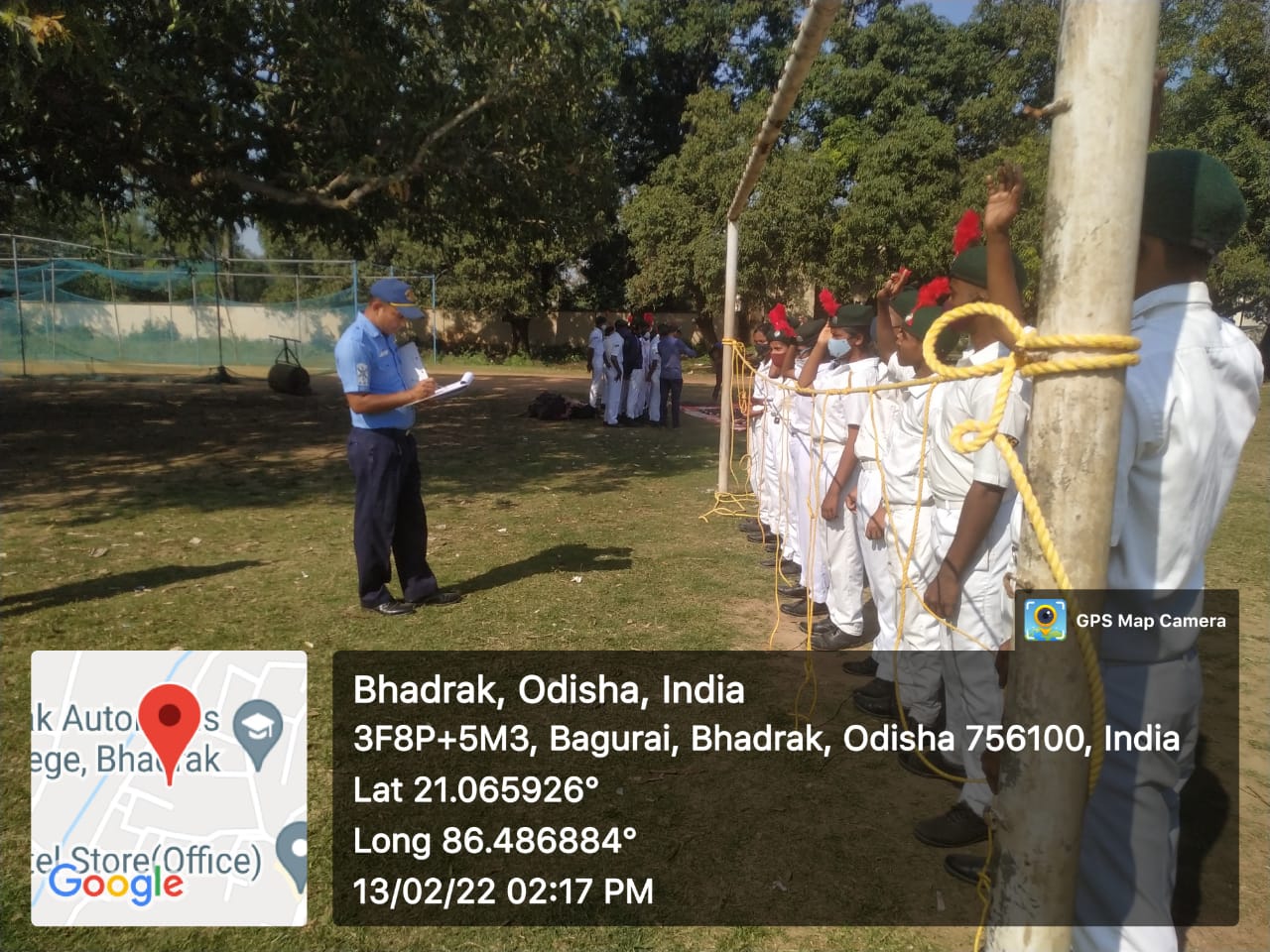 Rigging practice – India NCC