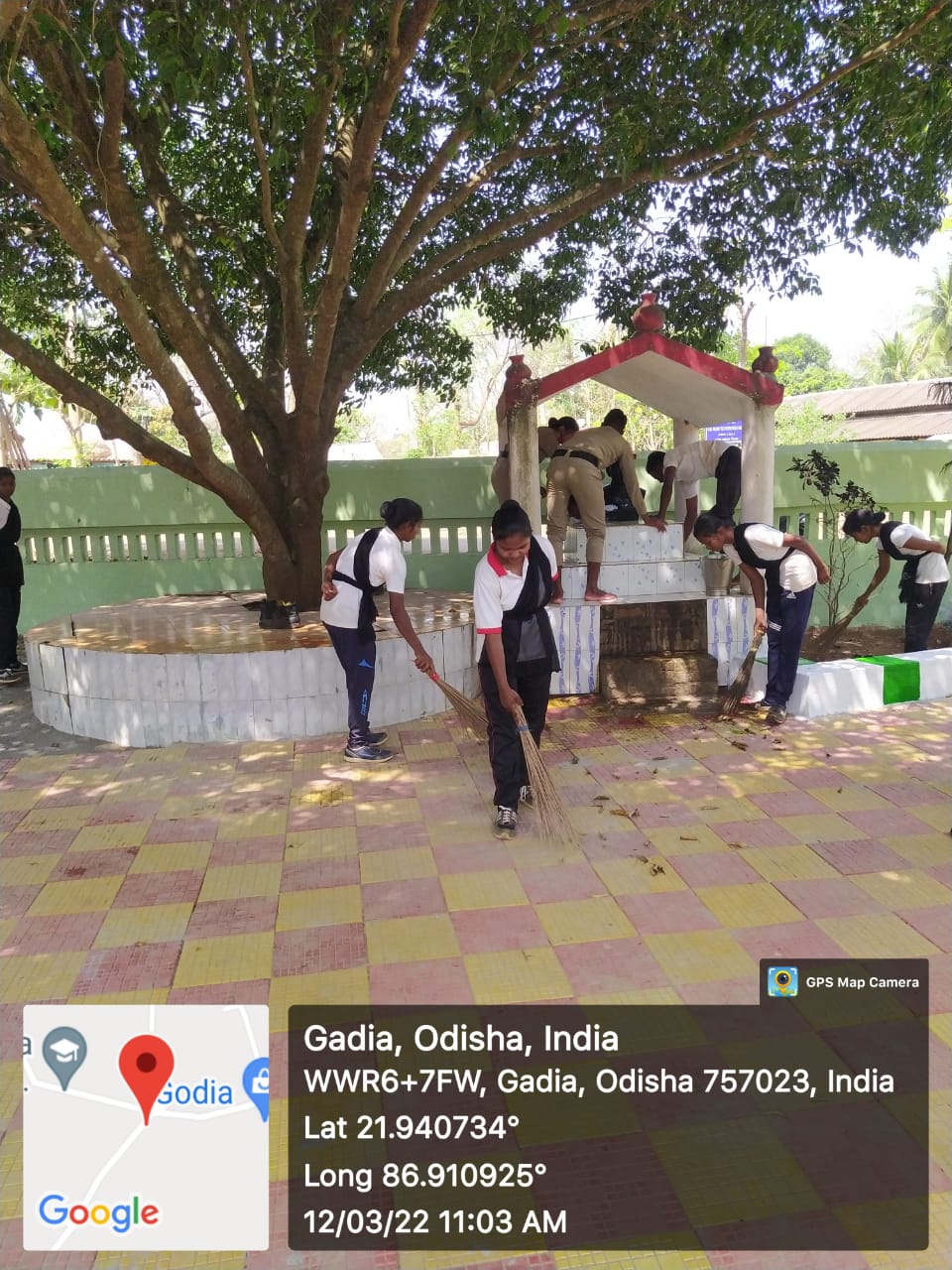 STATUE CLEANING – India NCC