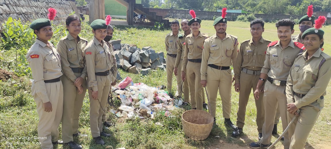 Campus cleaning – India NCC
