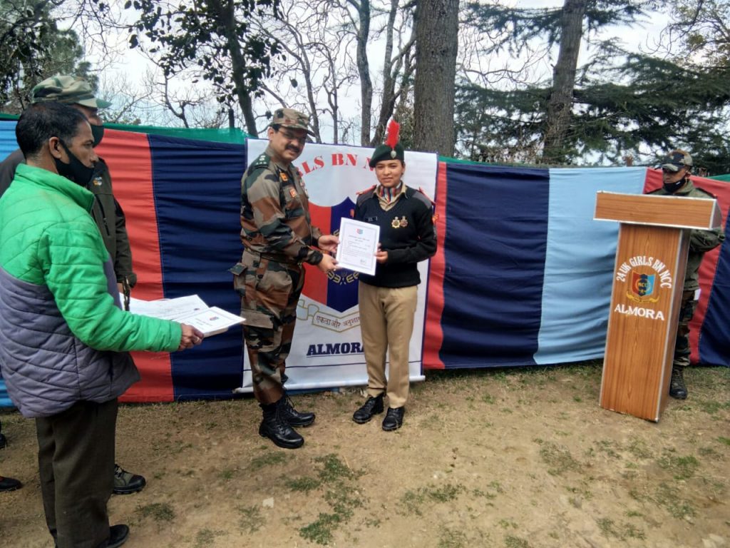Under officer Neha Sah 24 uk gir DG Commendation Card Group commander ... Under officer Neha Sah 24 uk gir DG Commendation Card Group commander ...