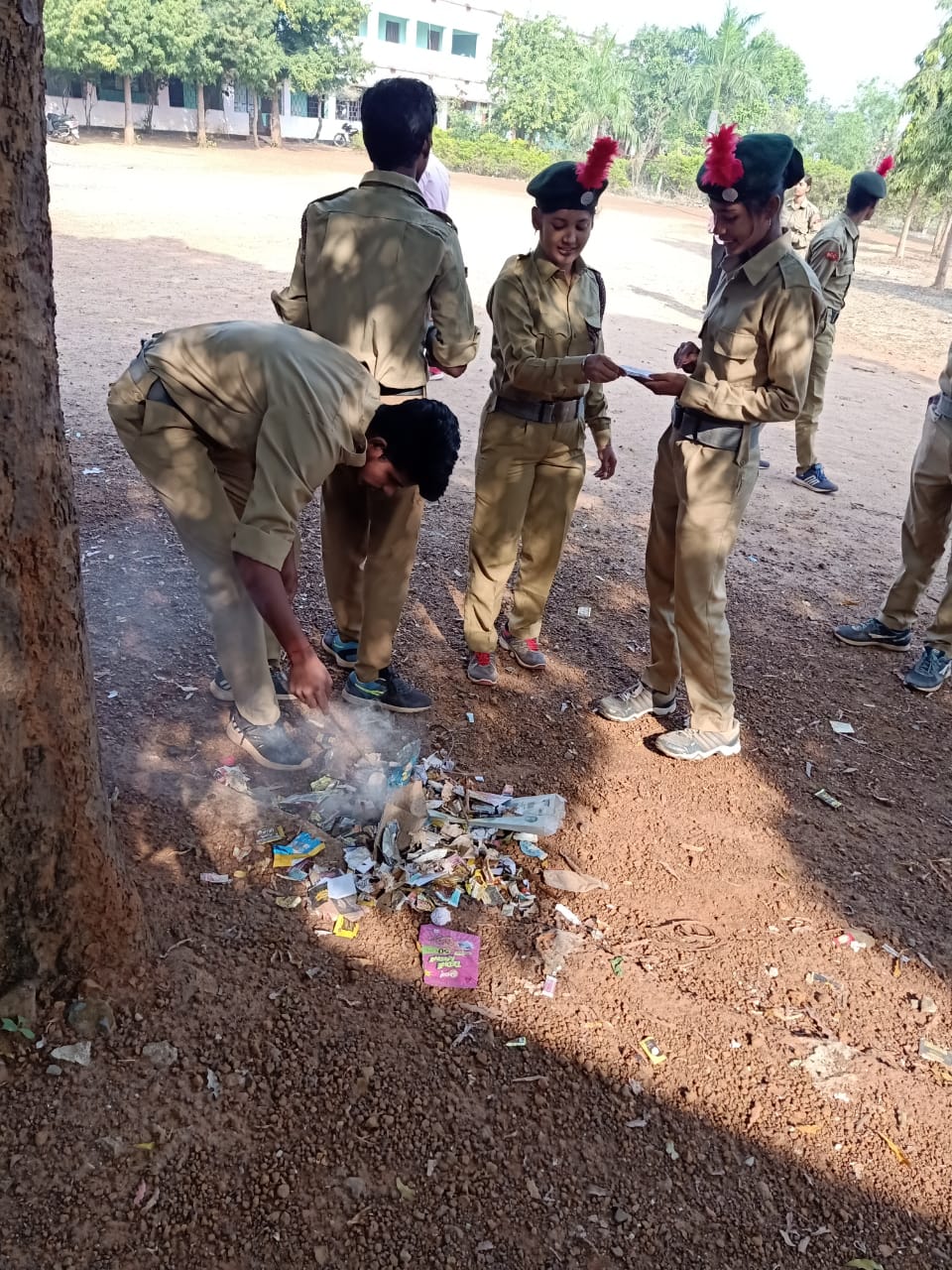 Cleaning program – India NCC