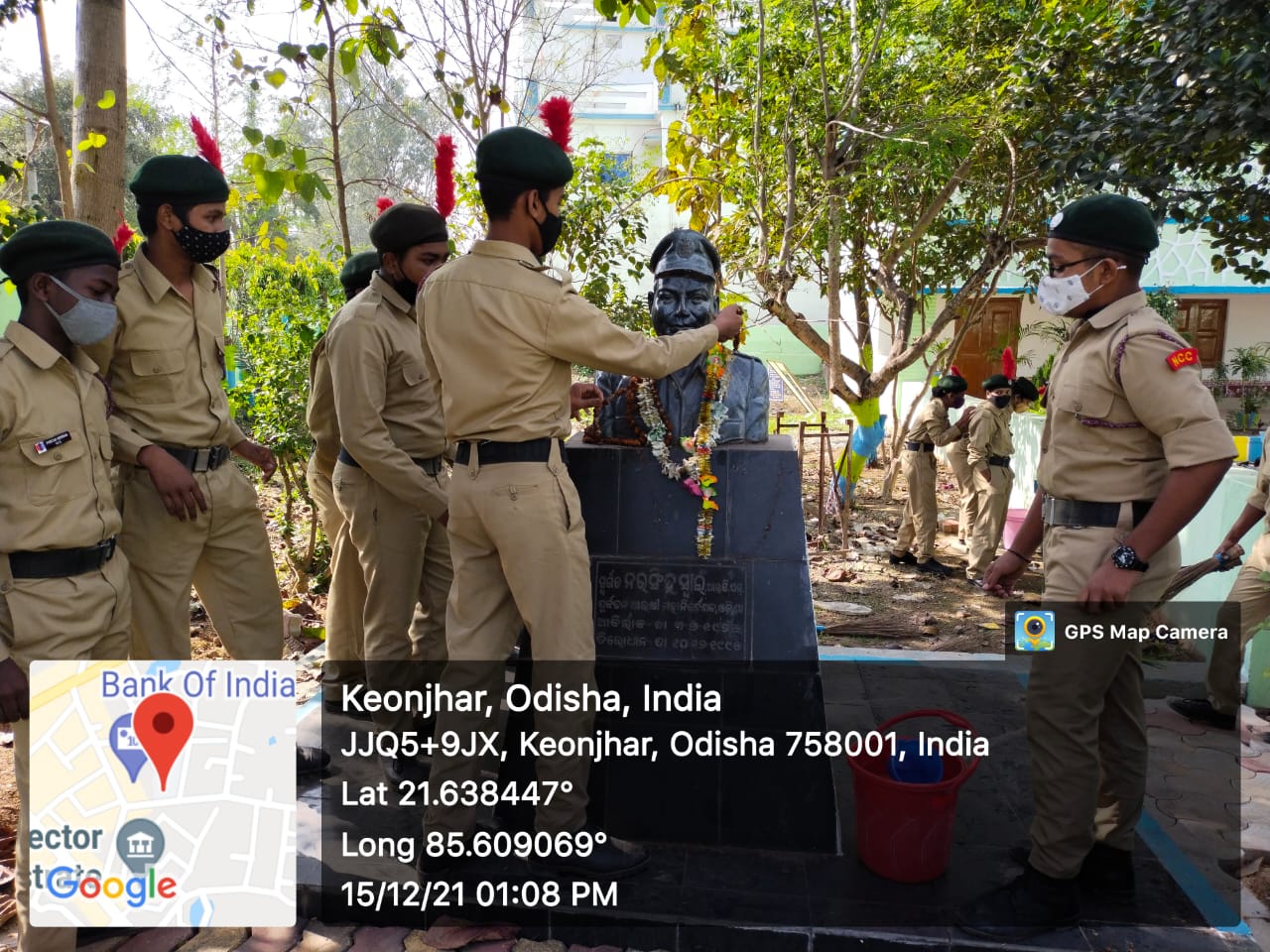 STATUE CLEANING – India NCC