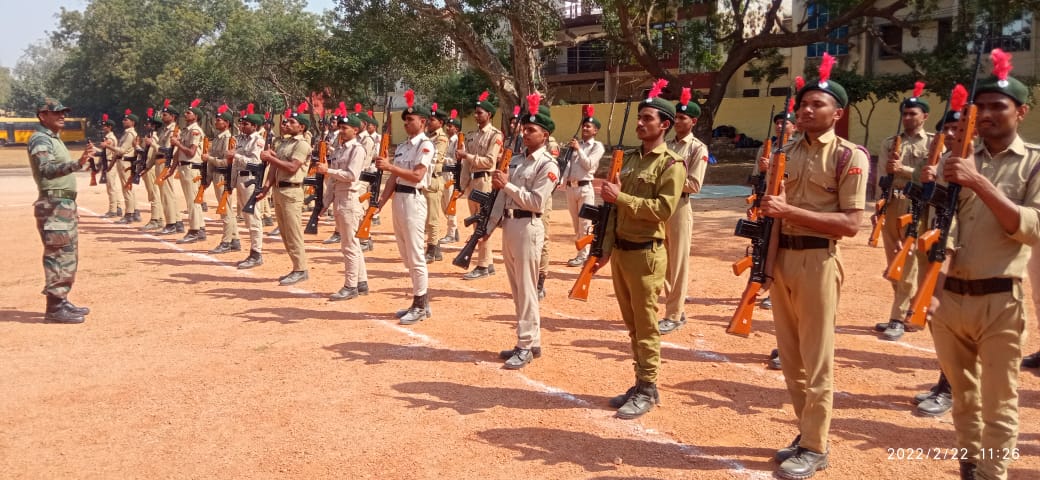 Weapon training experience – India NCC