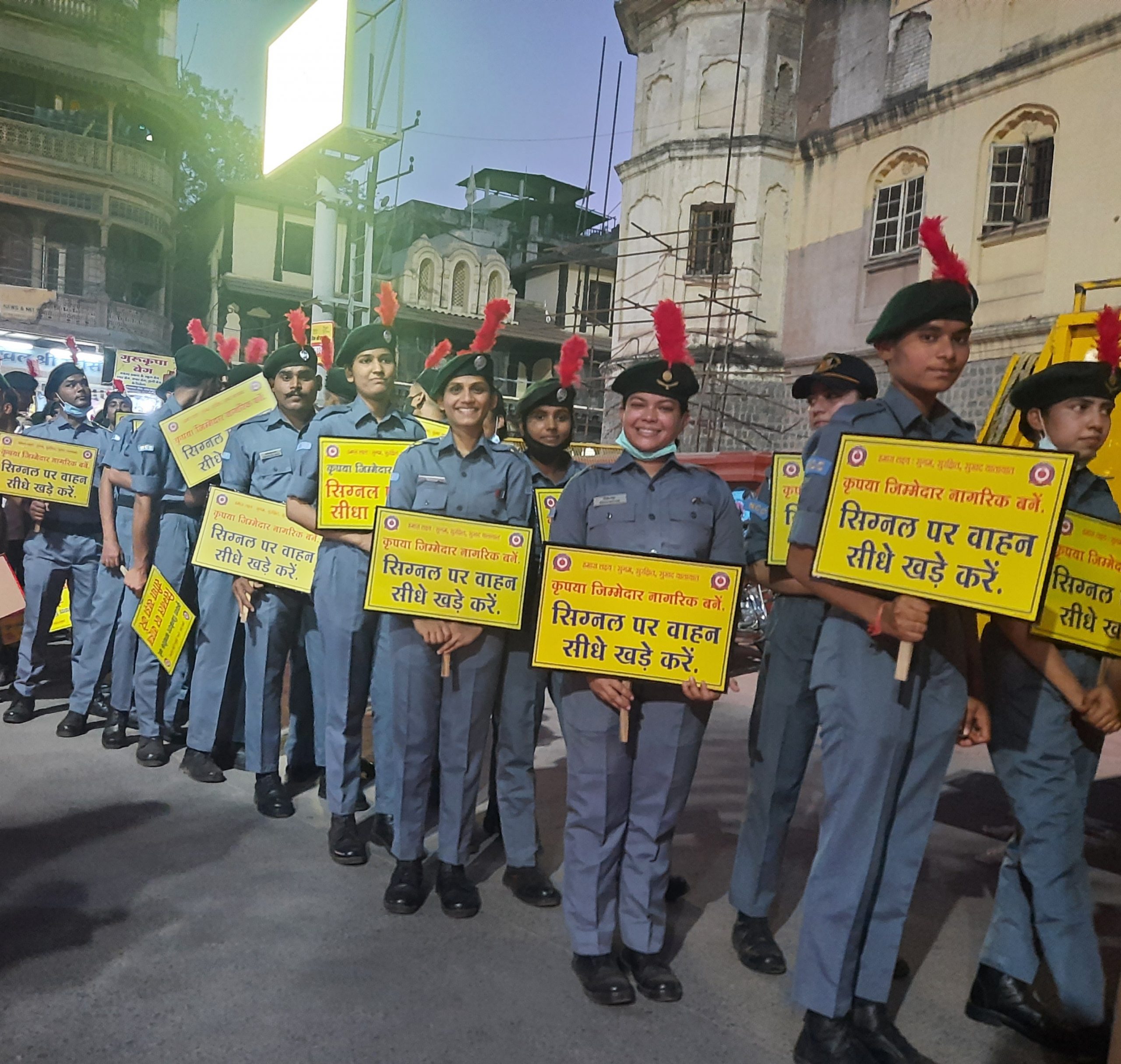 Traffic awareness – India NCC