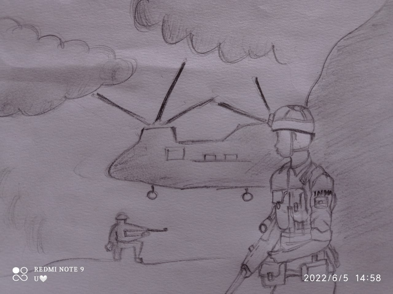 Sketch – India NCC