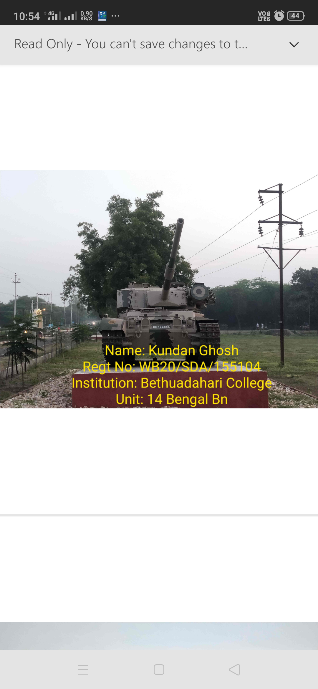 Armoured Corps Center – India NCC