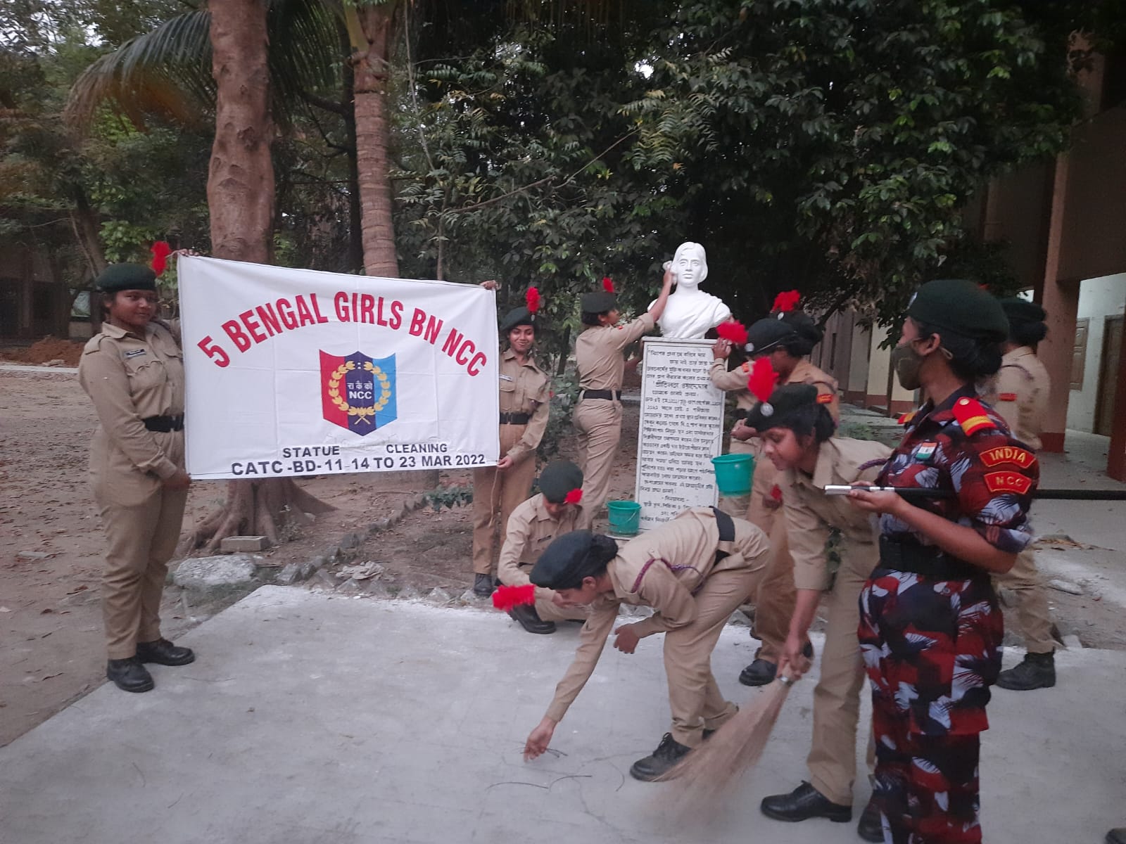 Statue Cleaning – India NCC