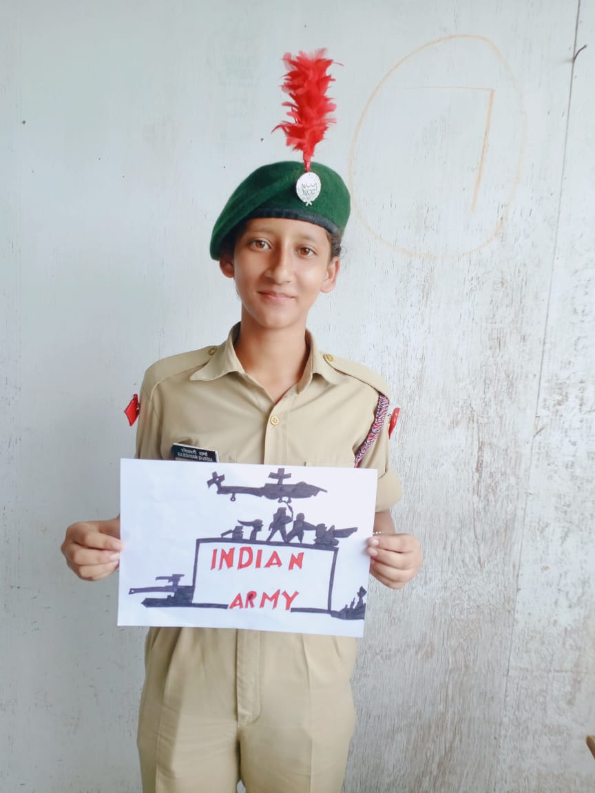 Drawing competition – India NCC