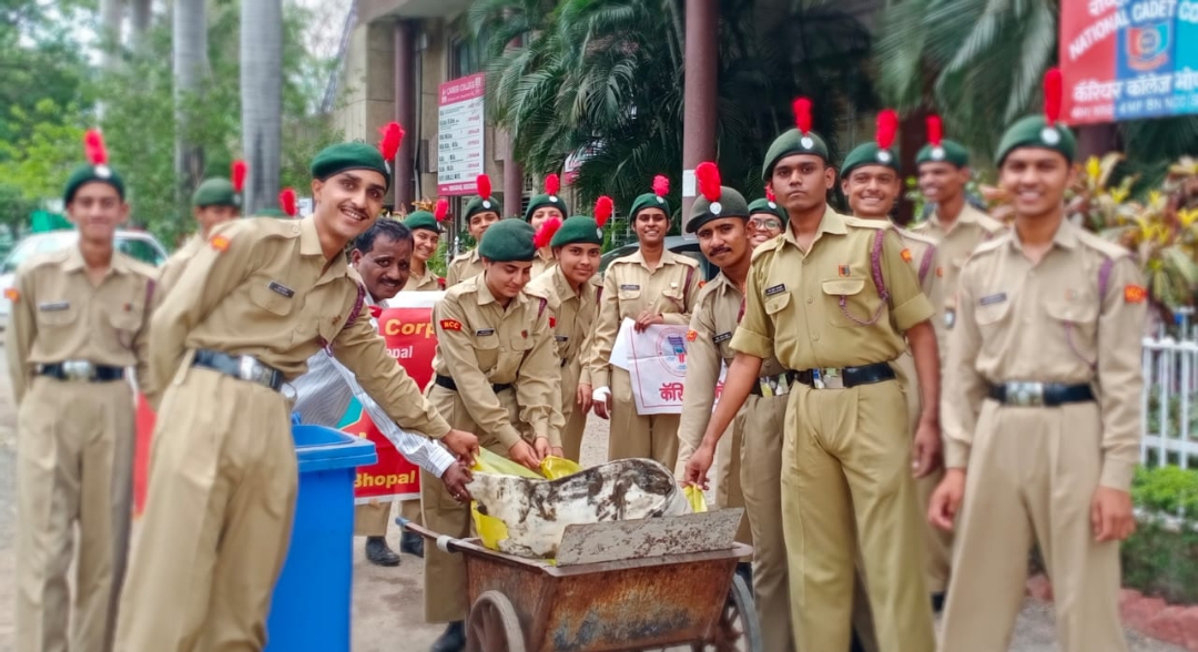 Environment Day, College Campus Cleaning – India NCC