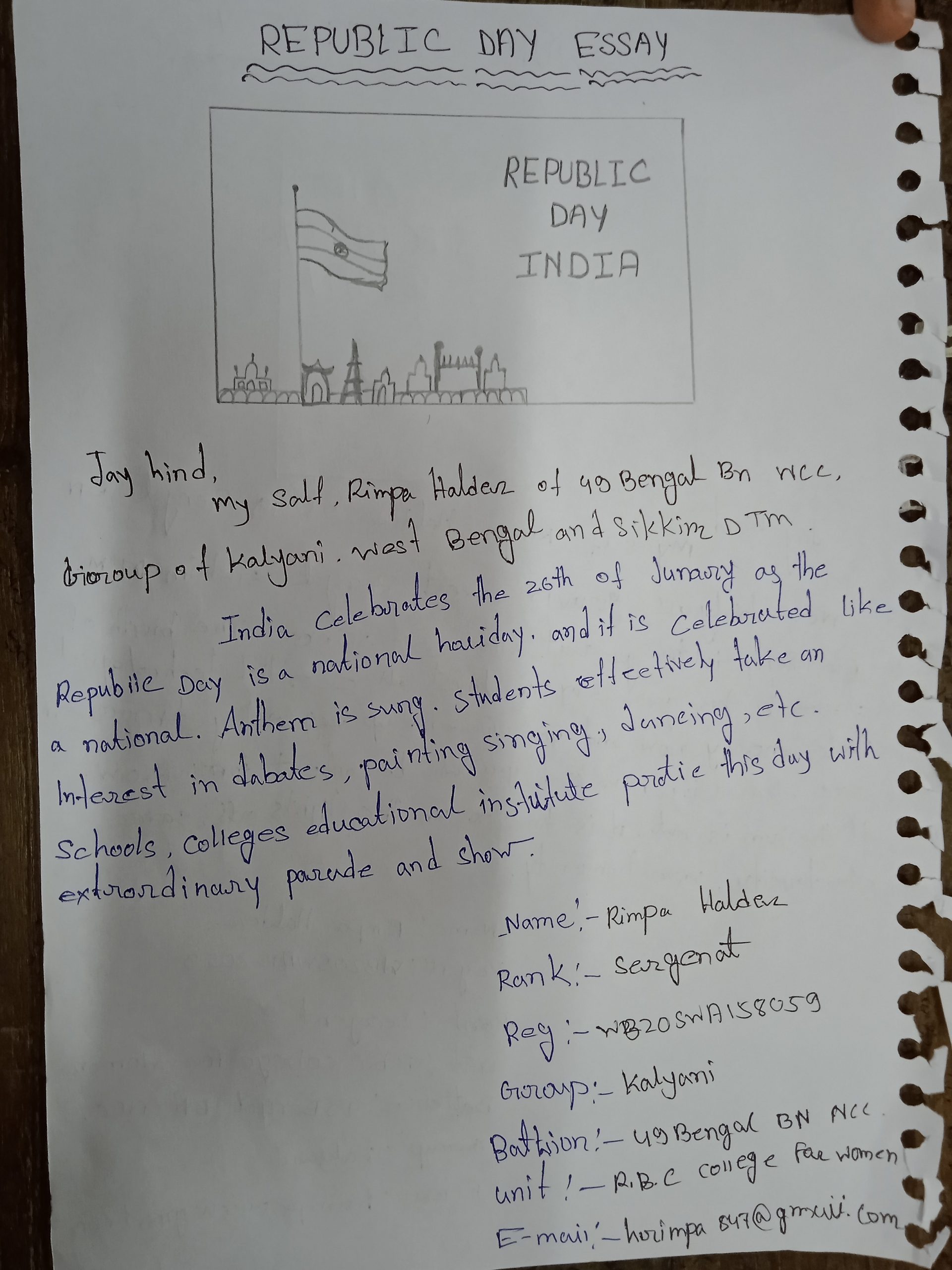 Republic day – India NCC