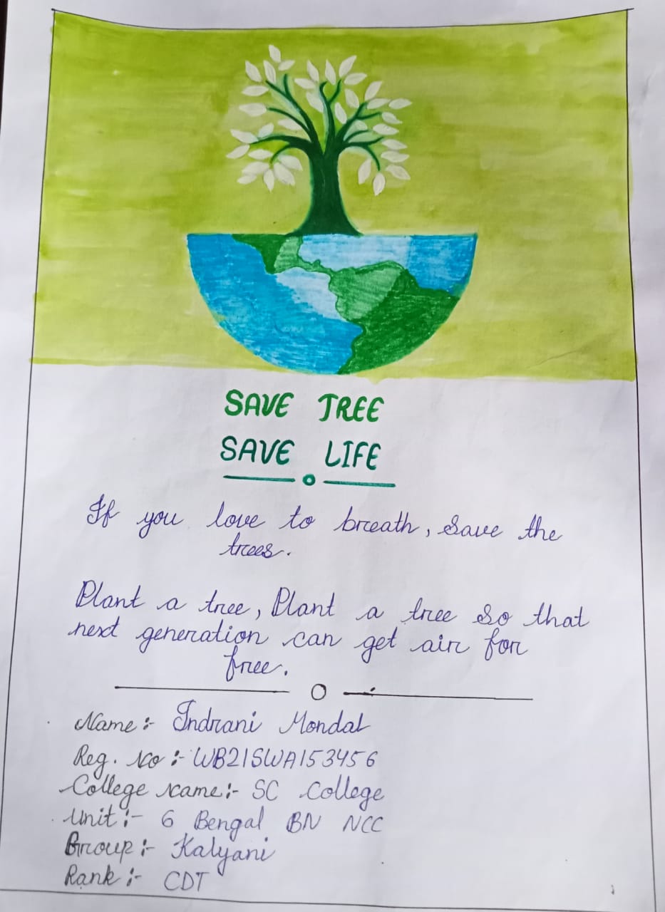 Poster On Save Trees Save Life