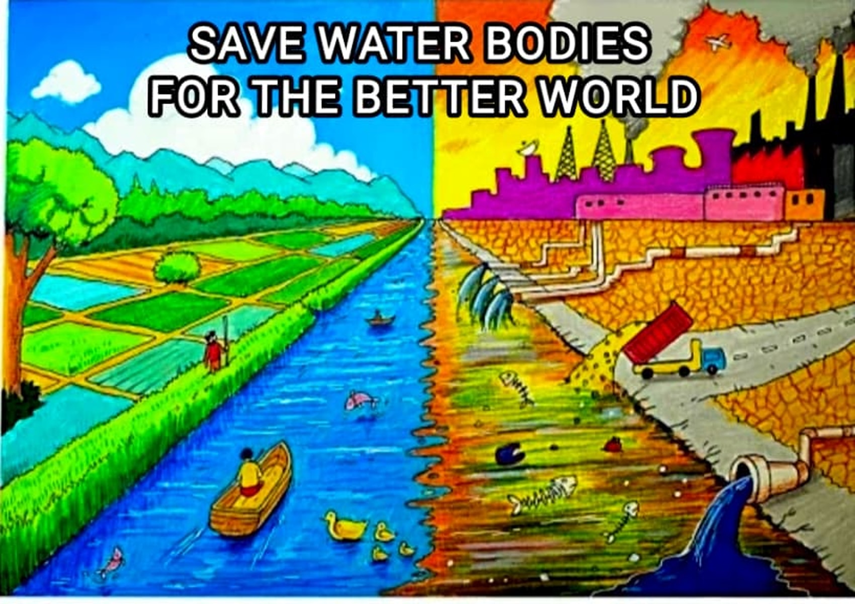 Save Water Bodies – India NCC