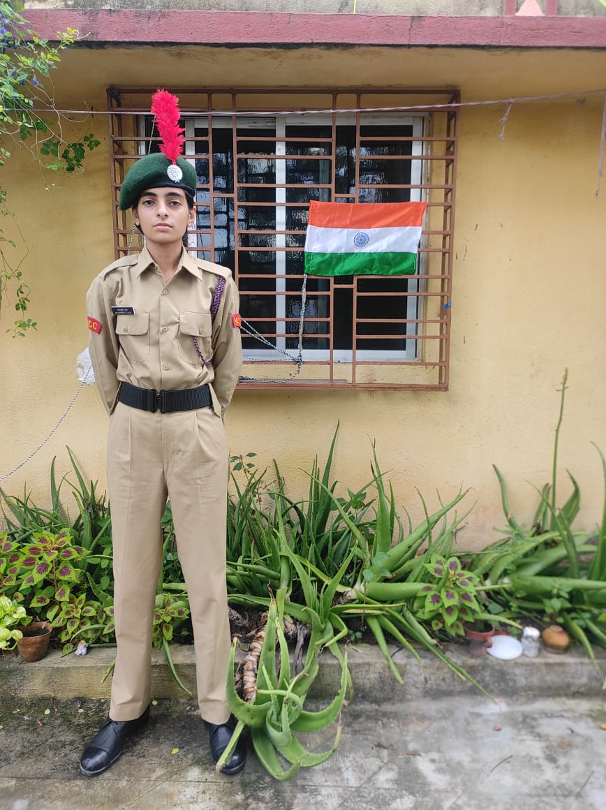 Independence Day flag hosting – India NCC