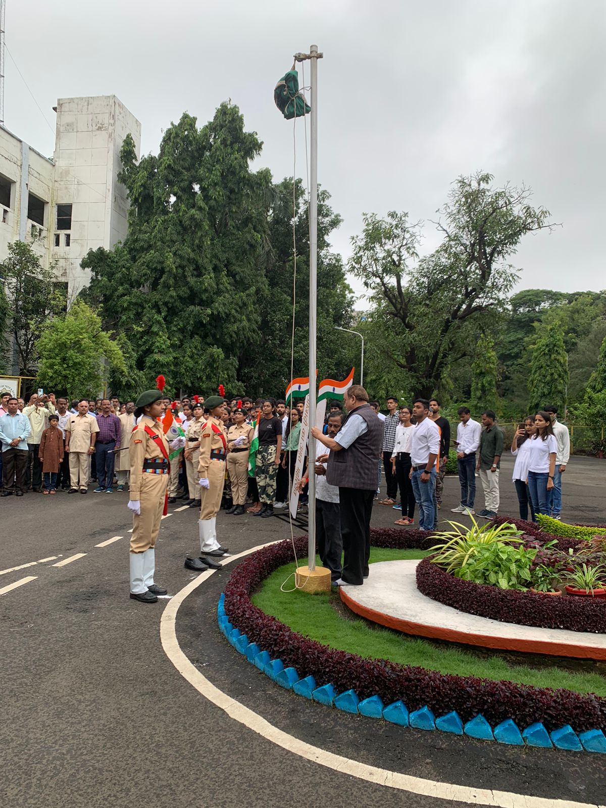 Flag hosting – India NCC