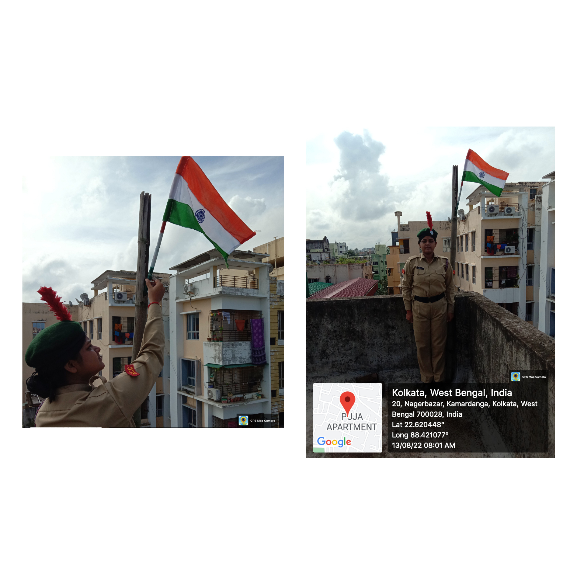 Flag Hosting – India NCC
