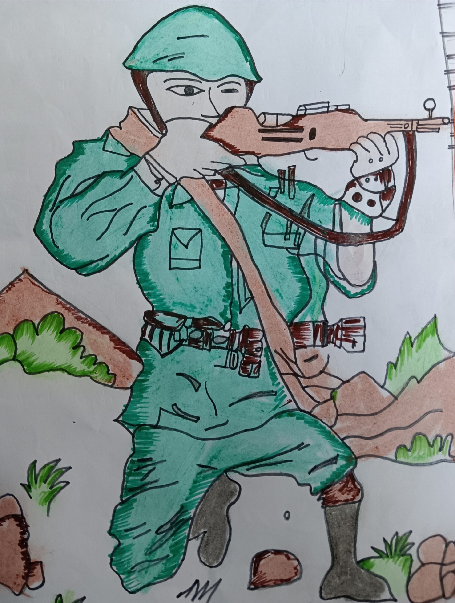 Drawing competition – India NCC