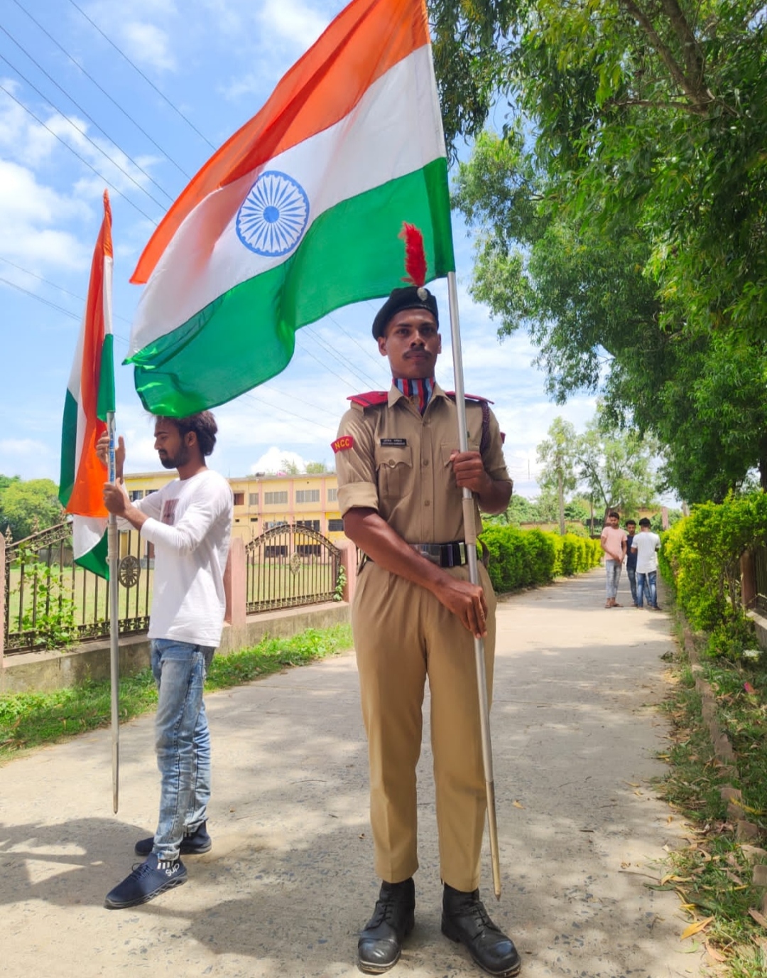 Flag hosting – India NCC