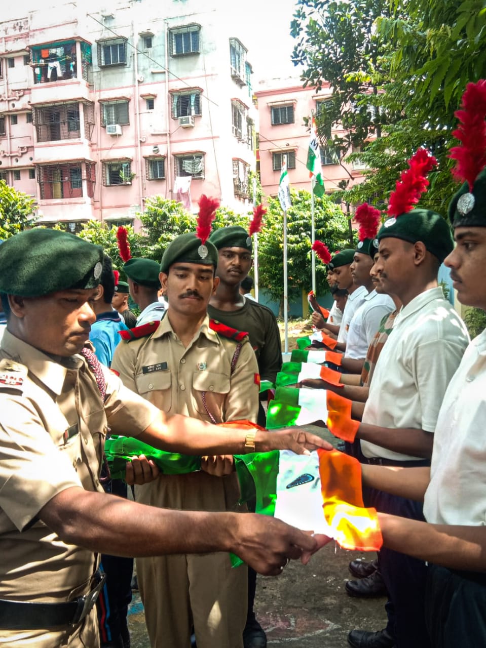 Flag Distribution – India NCC