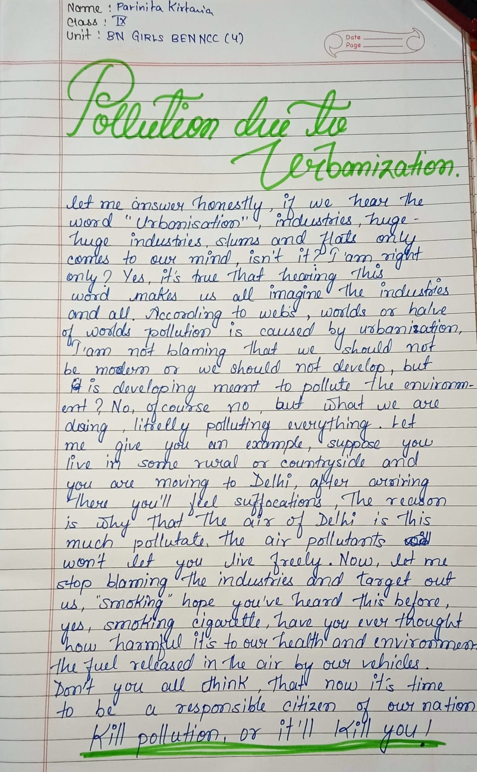 Pollution due to urbanization – India NCC Pollution due to urbanization – India NCC