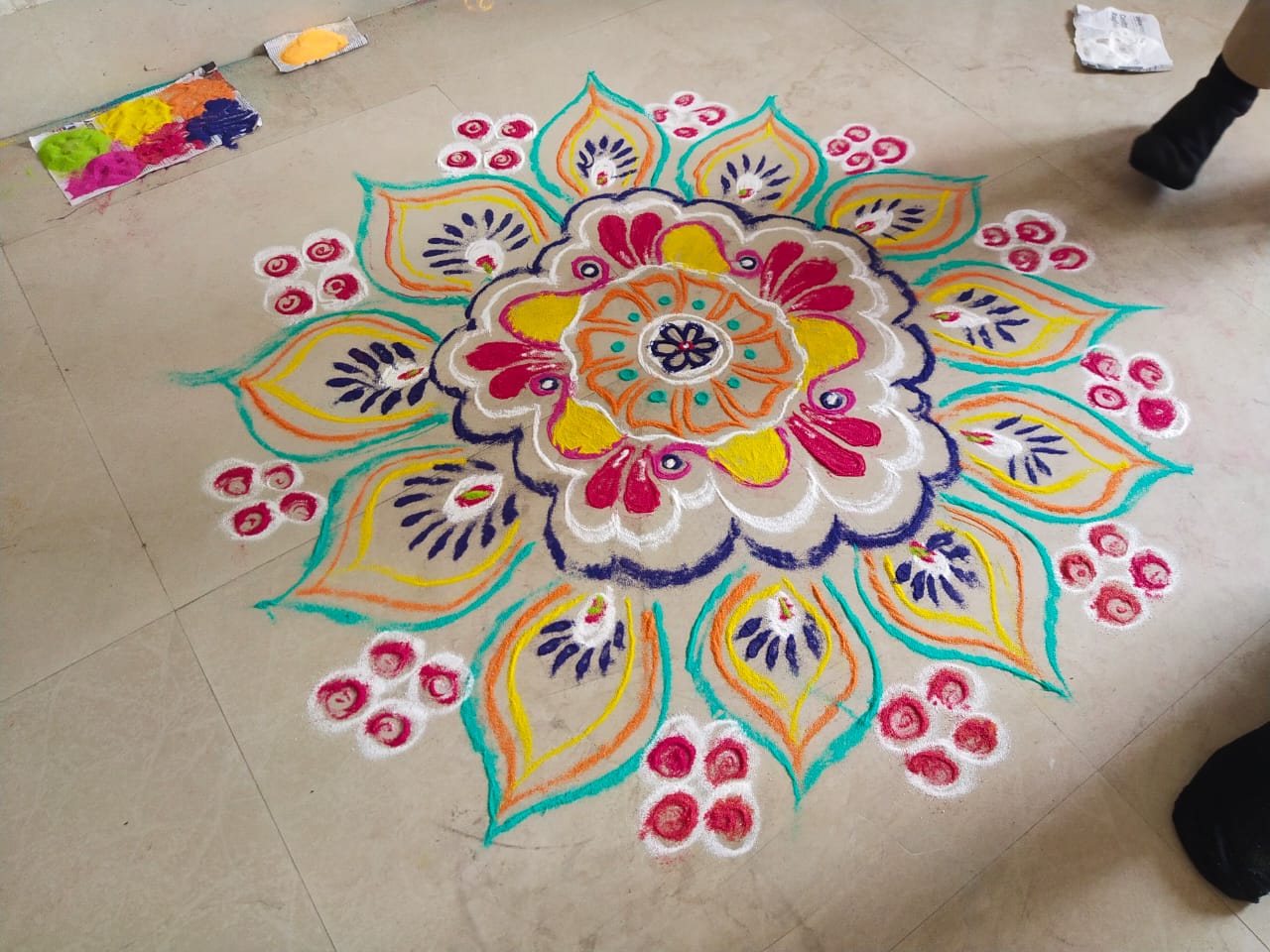 Rangoli – India NCC