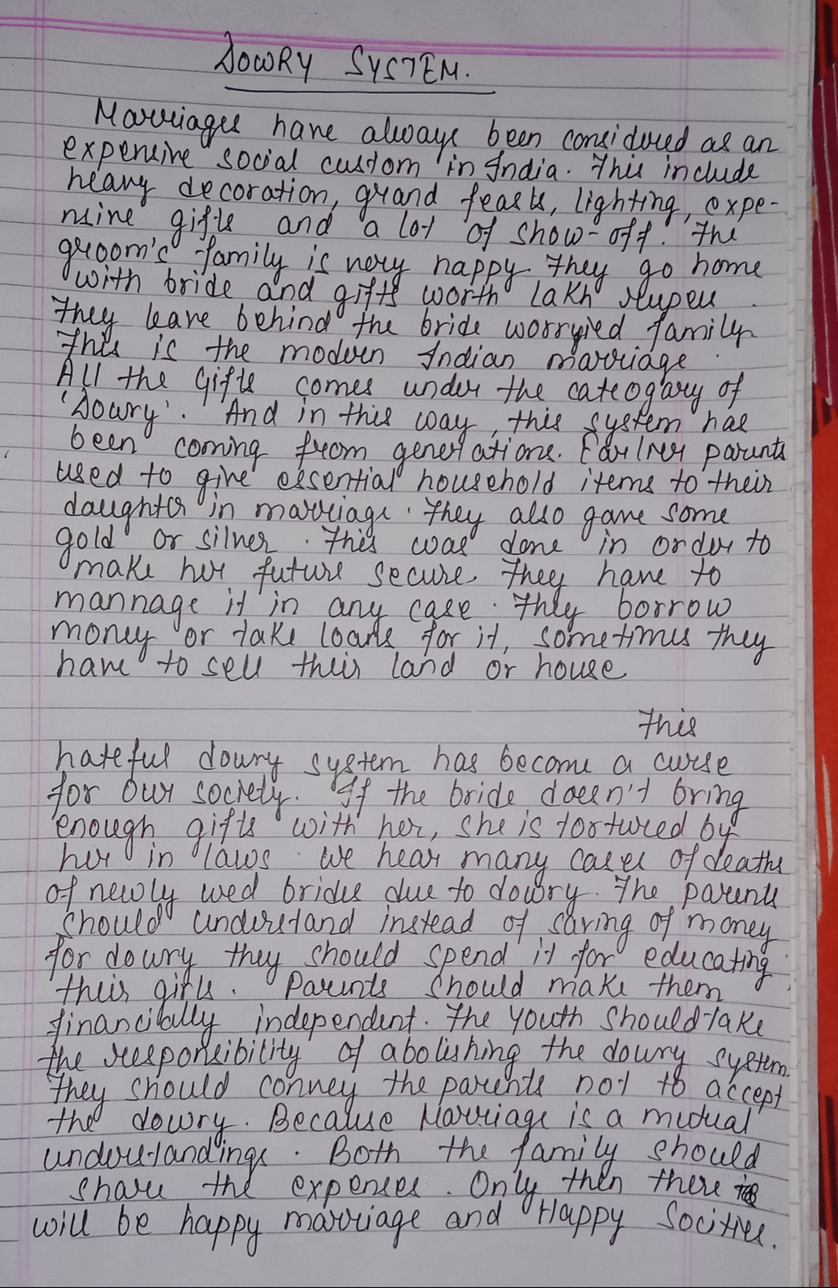 Dowry System – India NCC