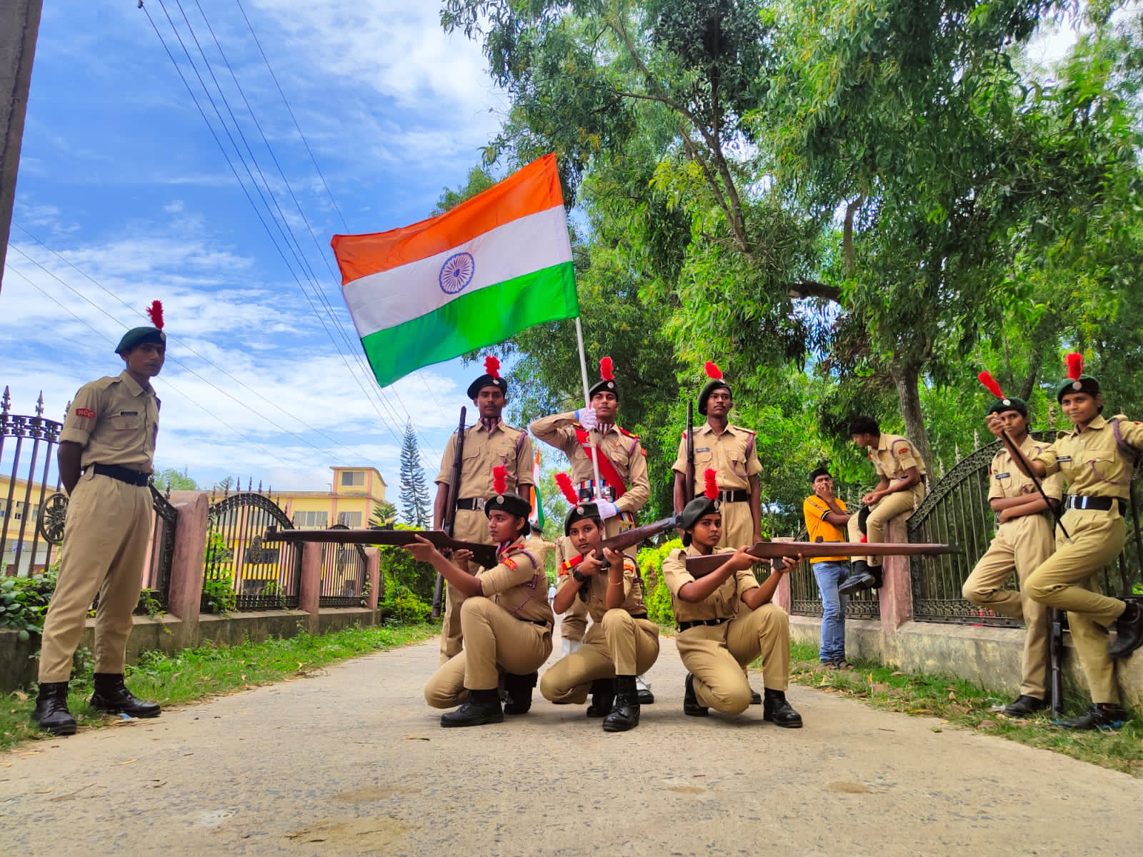 Flag Hosting – India NCC