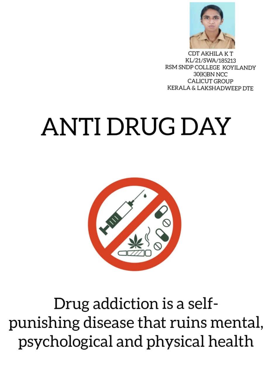 Anti drug – India NCC