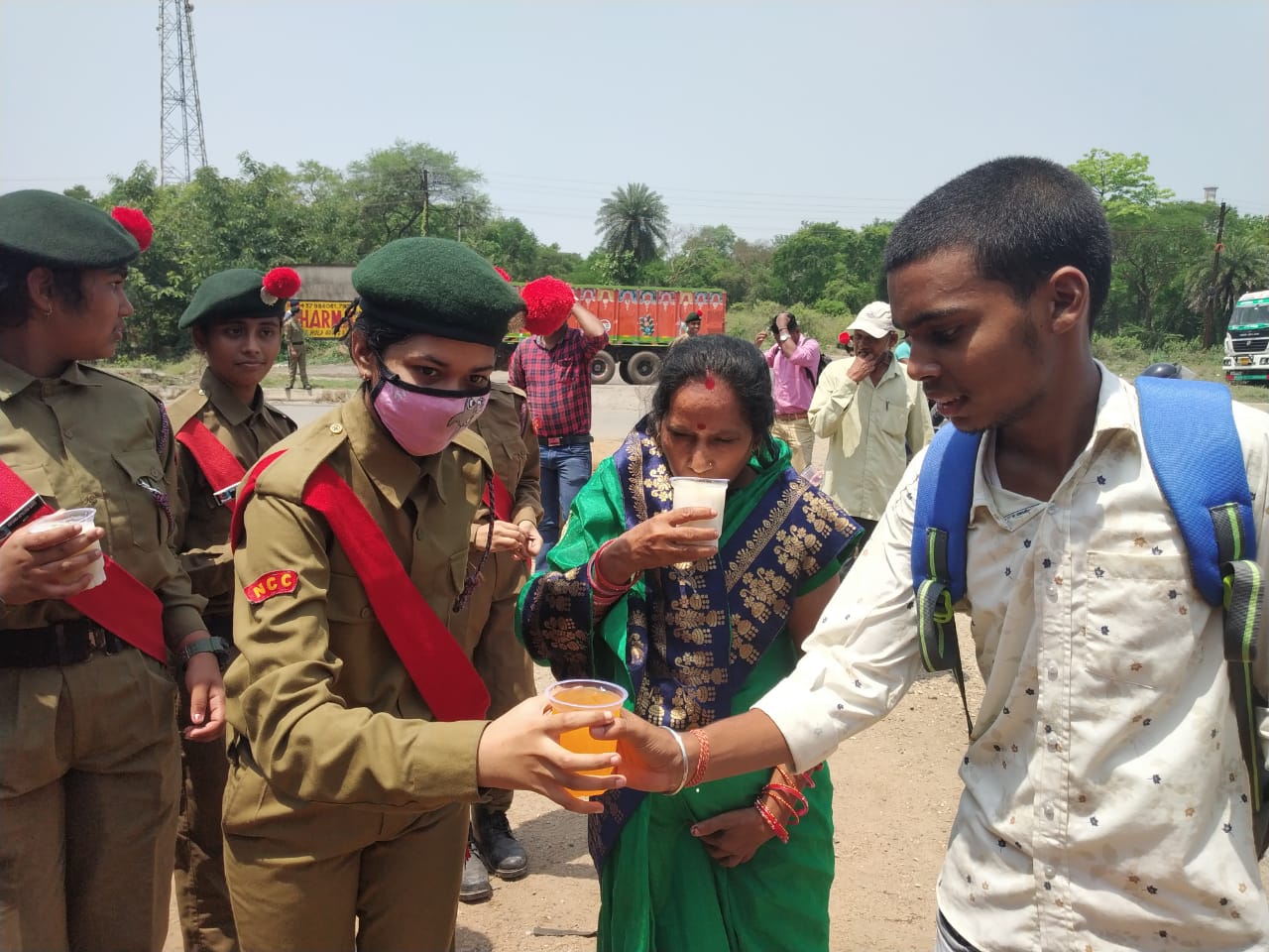 Water distribution – India NCC