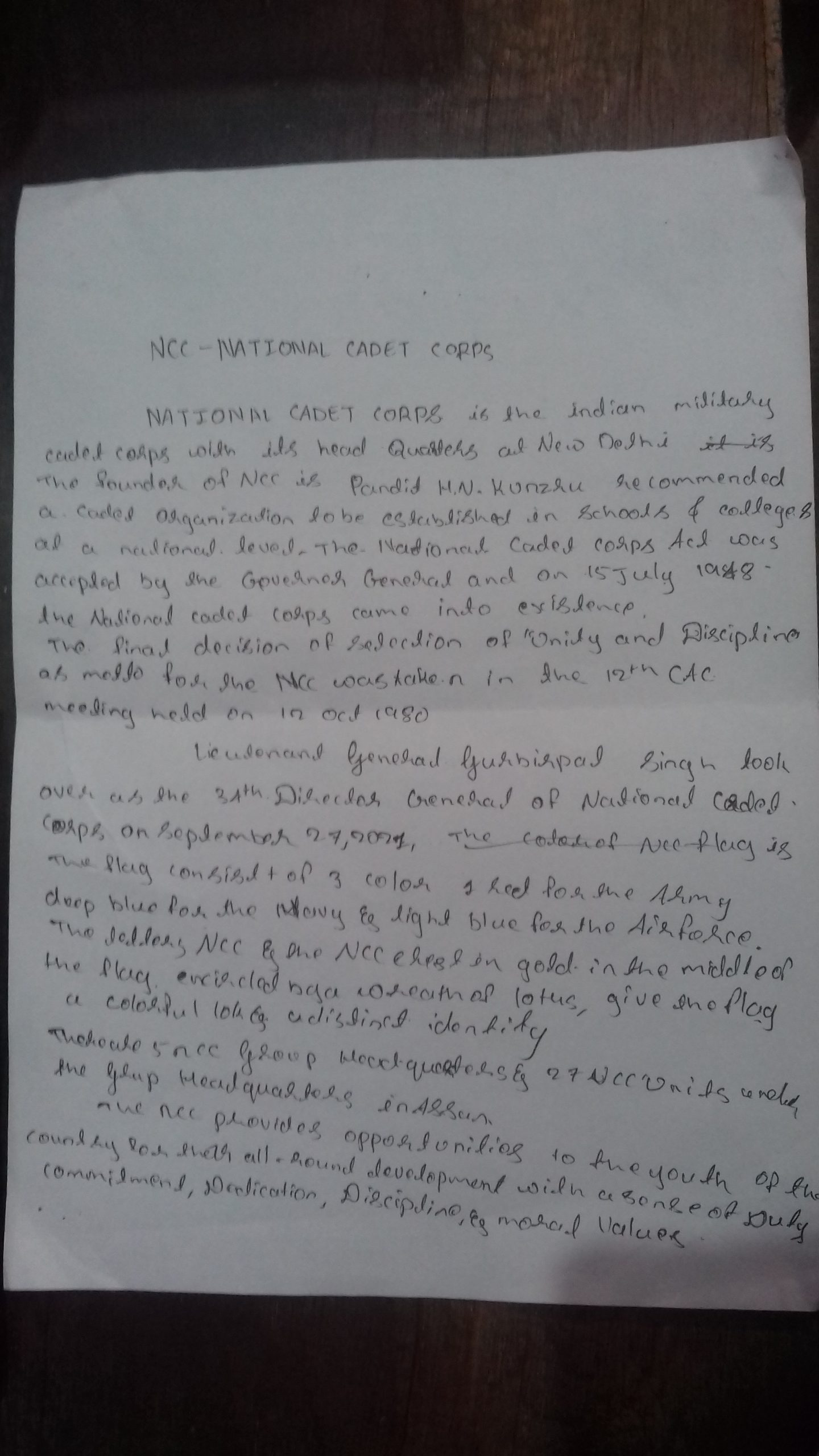 About ncc – India NCC