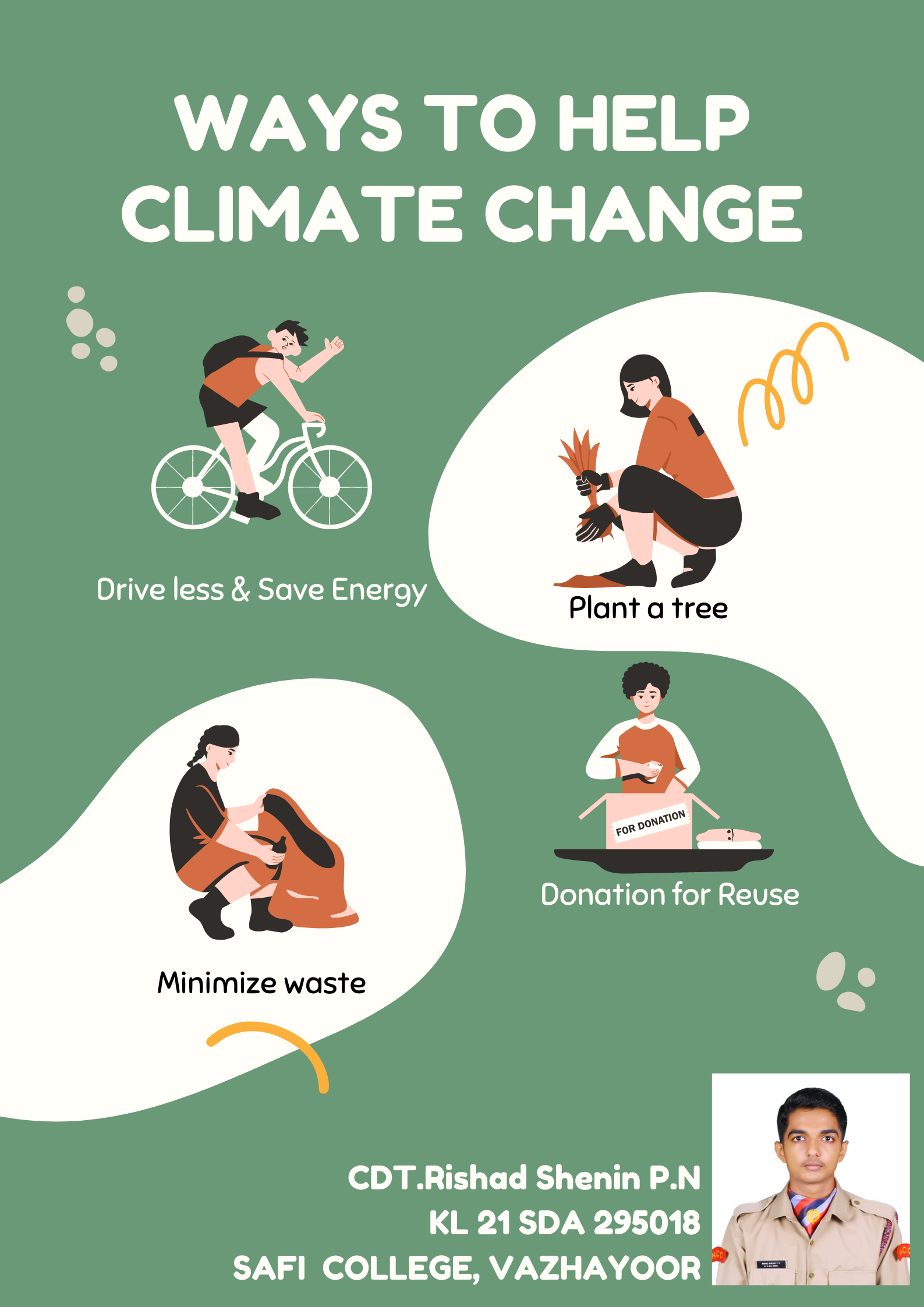 Way to Help Climate Change – India NCC