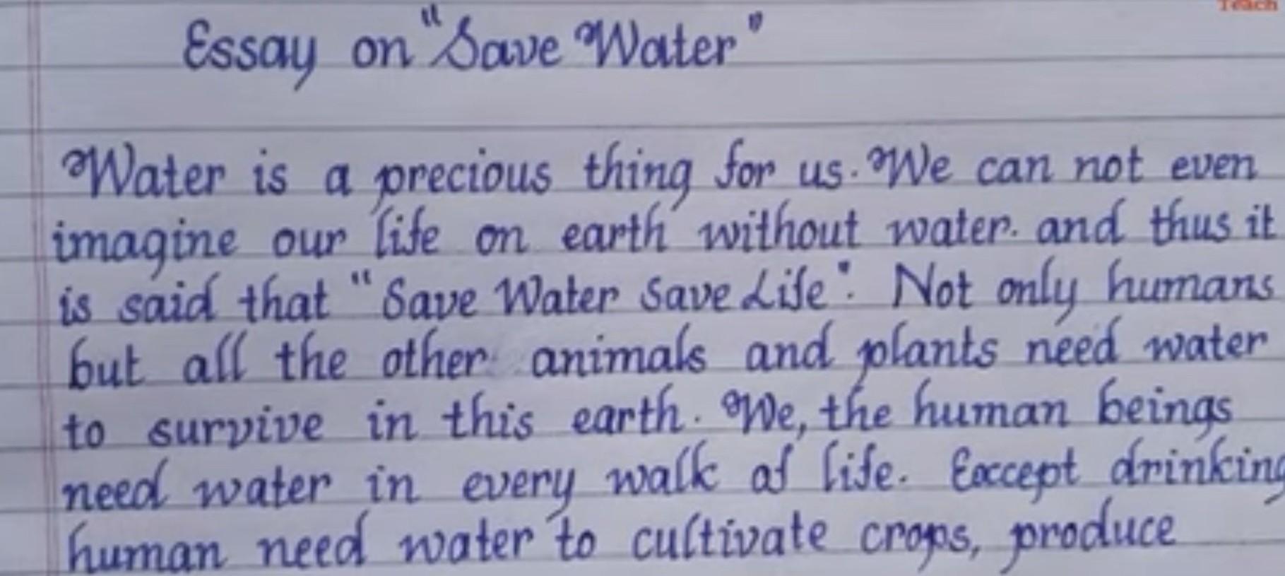Save water from plastic – India NCC