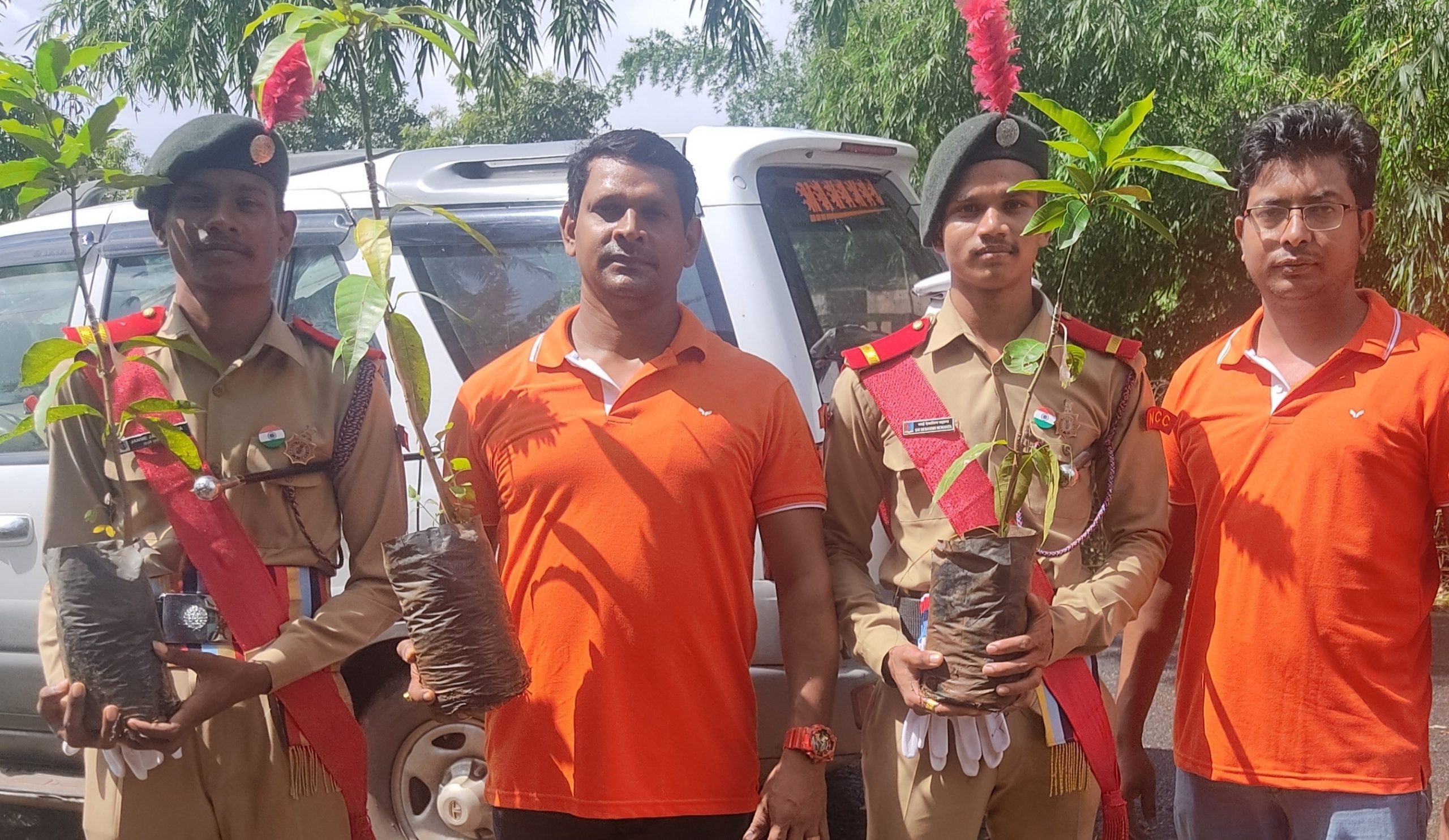 Tree planting – India NCC