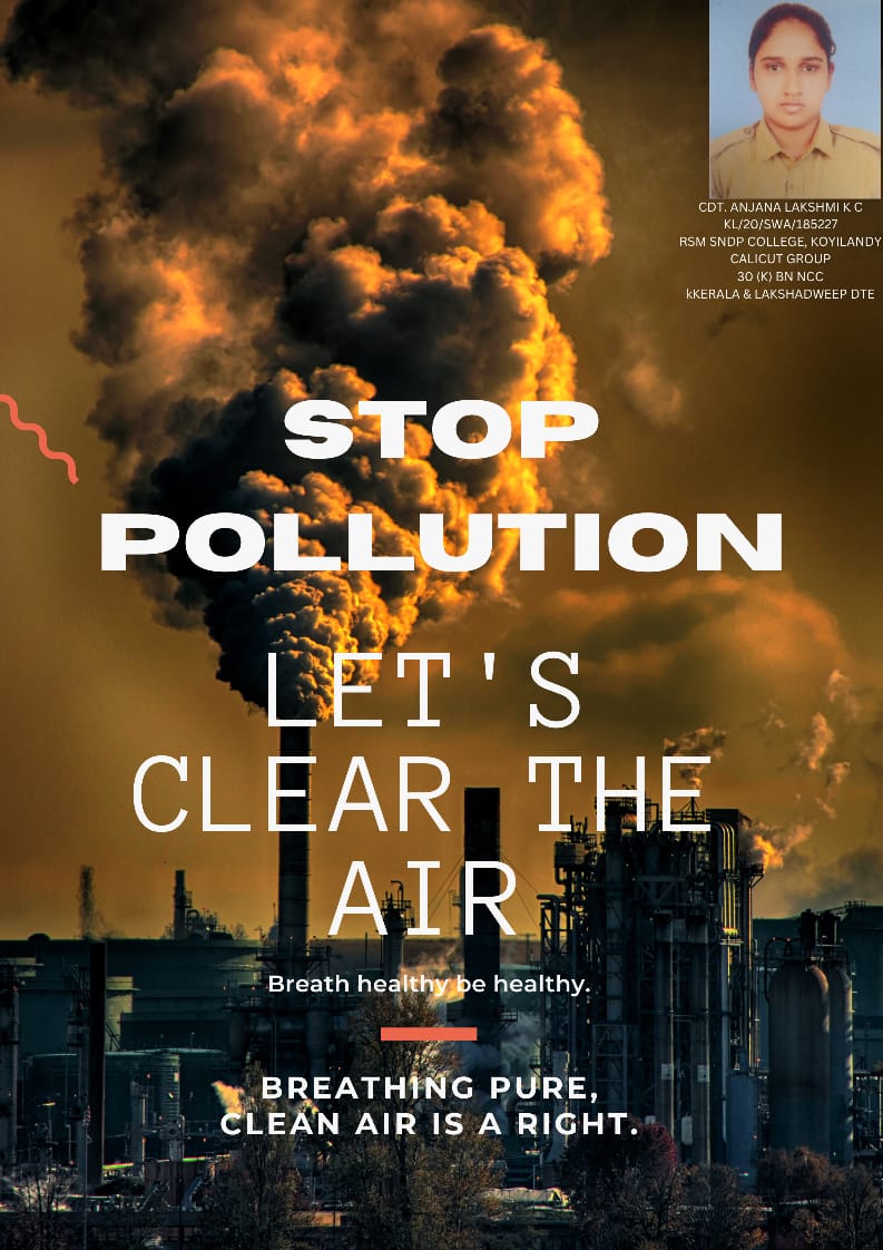 STOP POLLUTION – India NCC