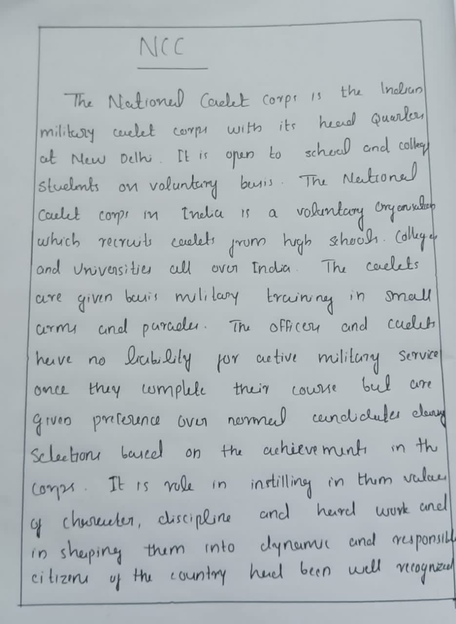 Ncc – India NCC
