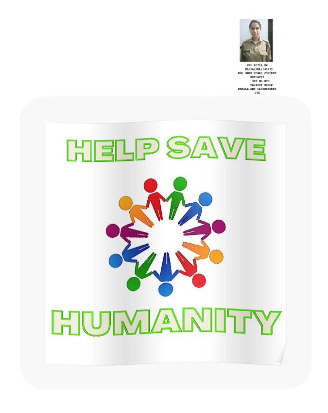 Help save humanity – India NCC