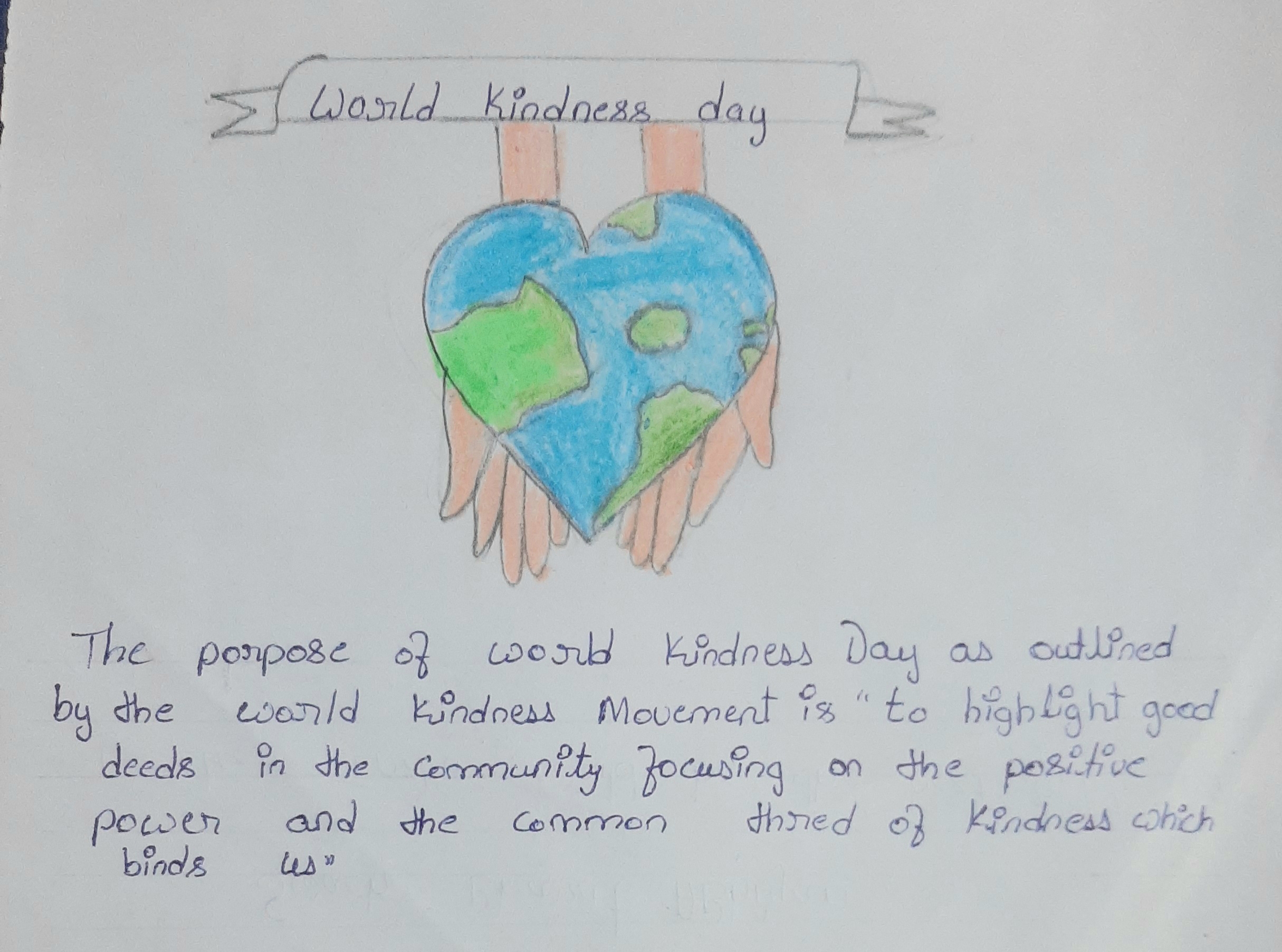 World kindness day – India NCC
