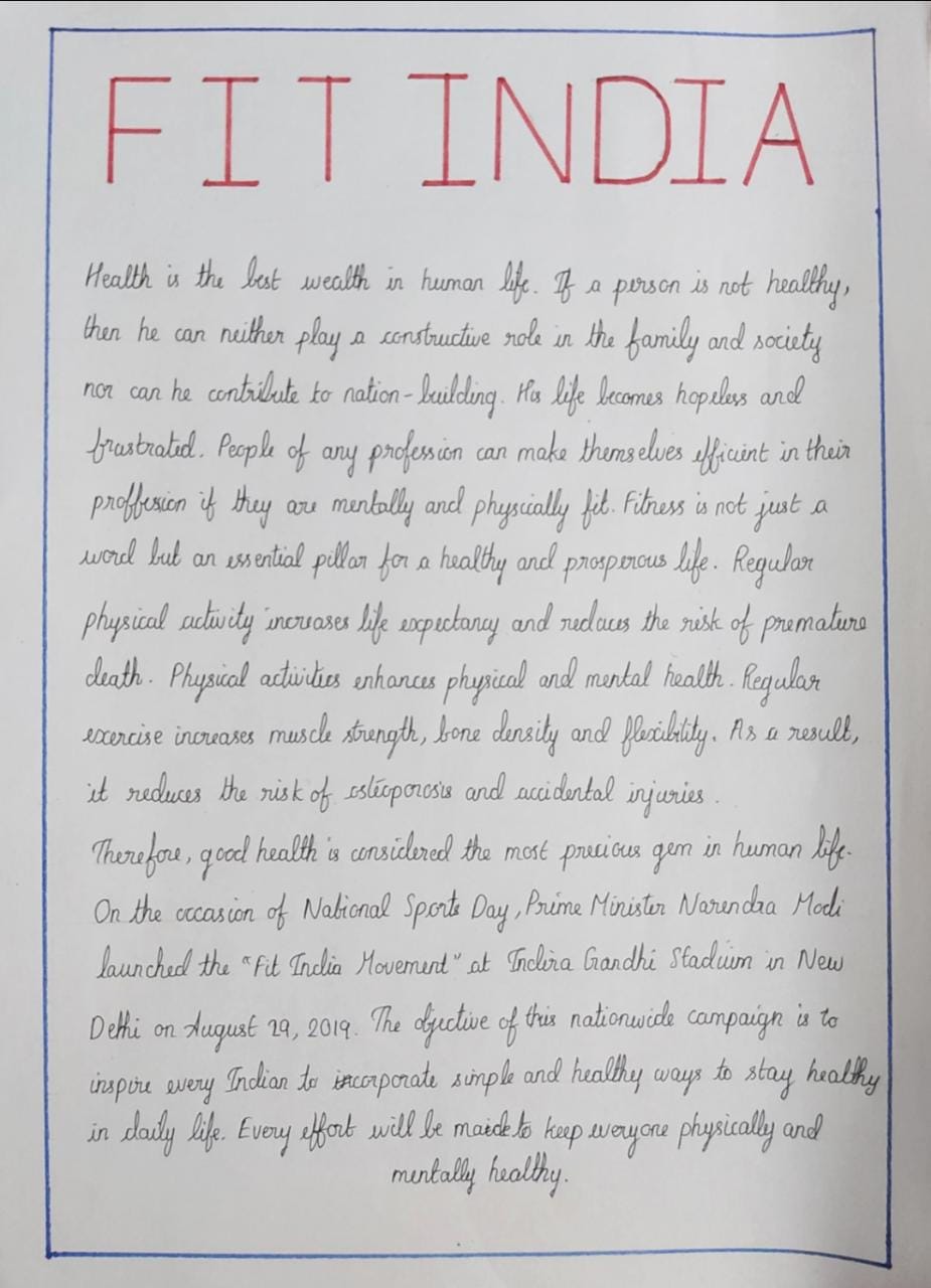 Fit India – India NCC