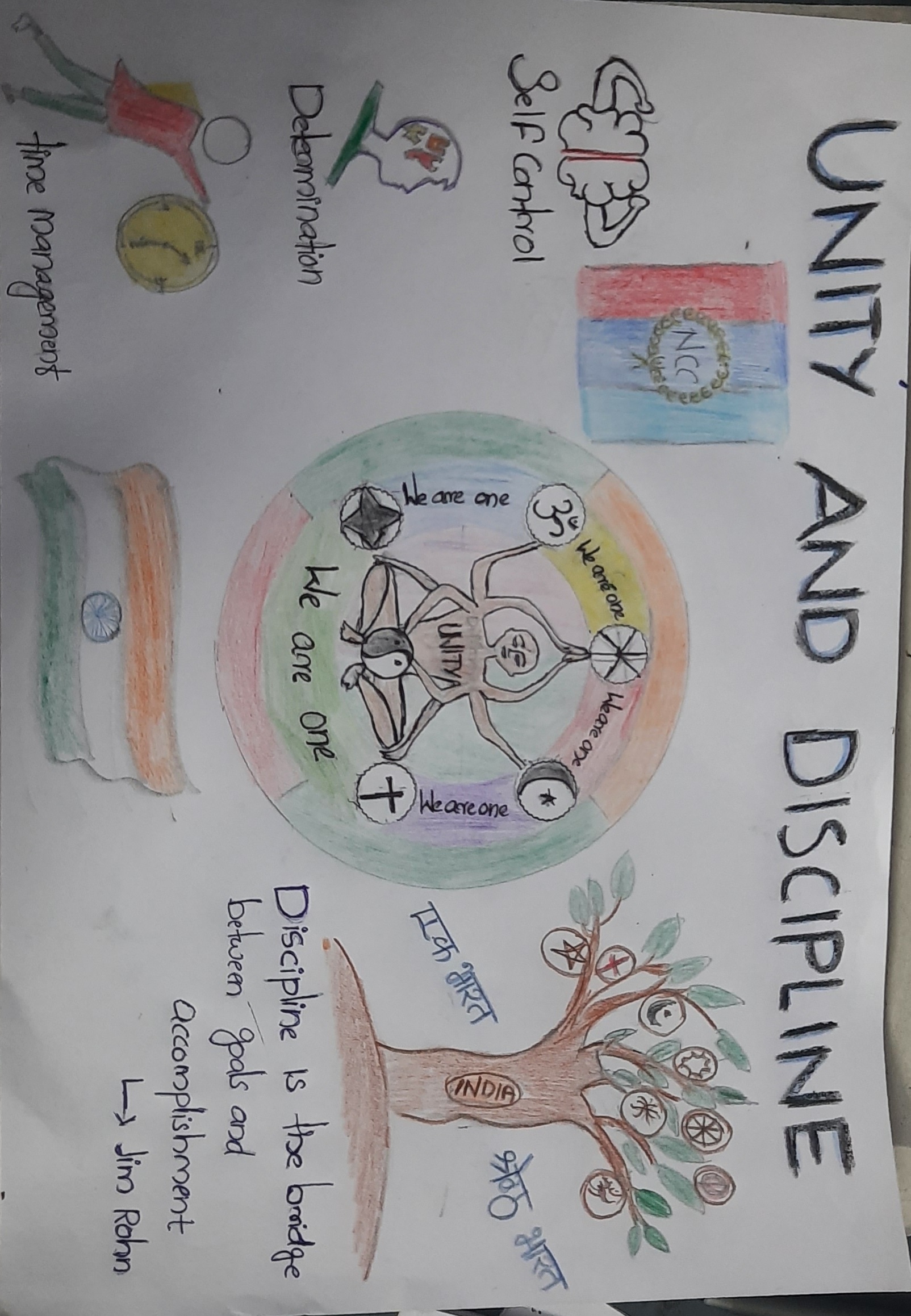 Unity and discipline – India NCC