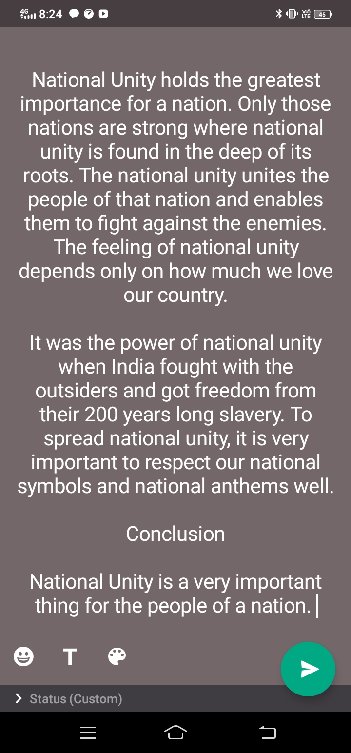 National unity – India NCC
