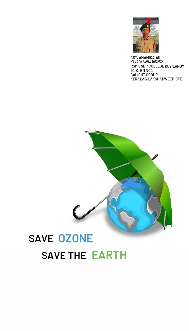 Save ozone,Save water – India NCC