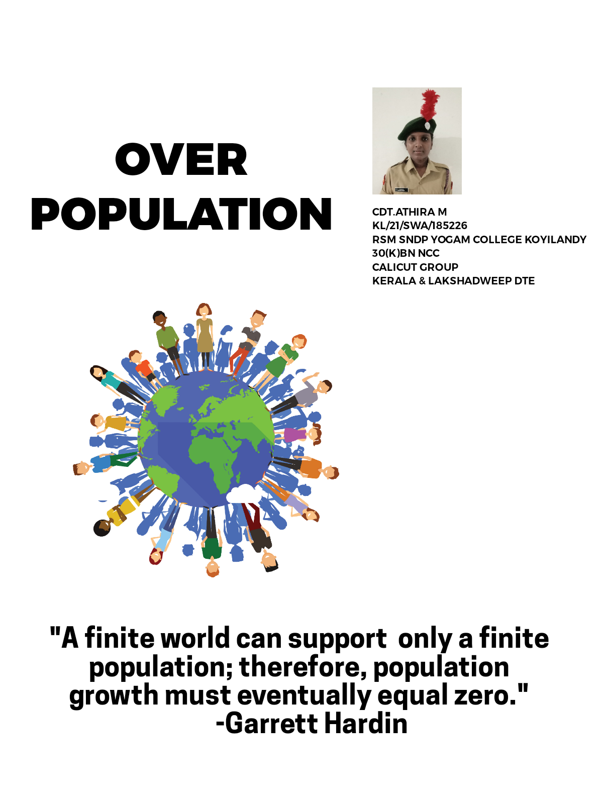 OVER POPULATION – India NCC