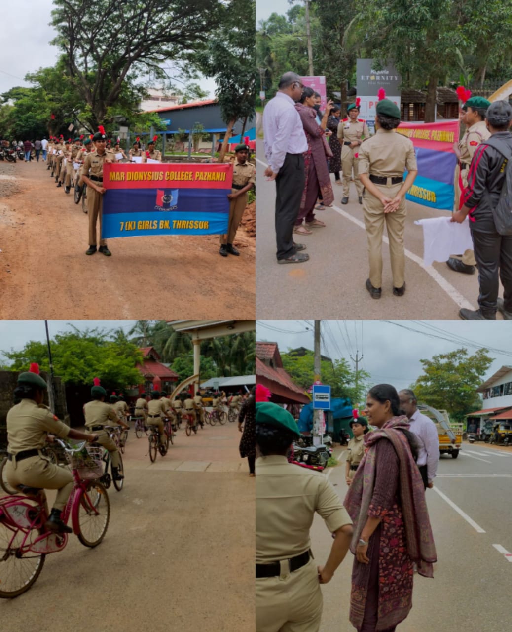 Sport day cycle rally – India NCC