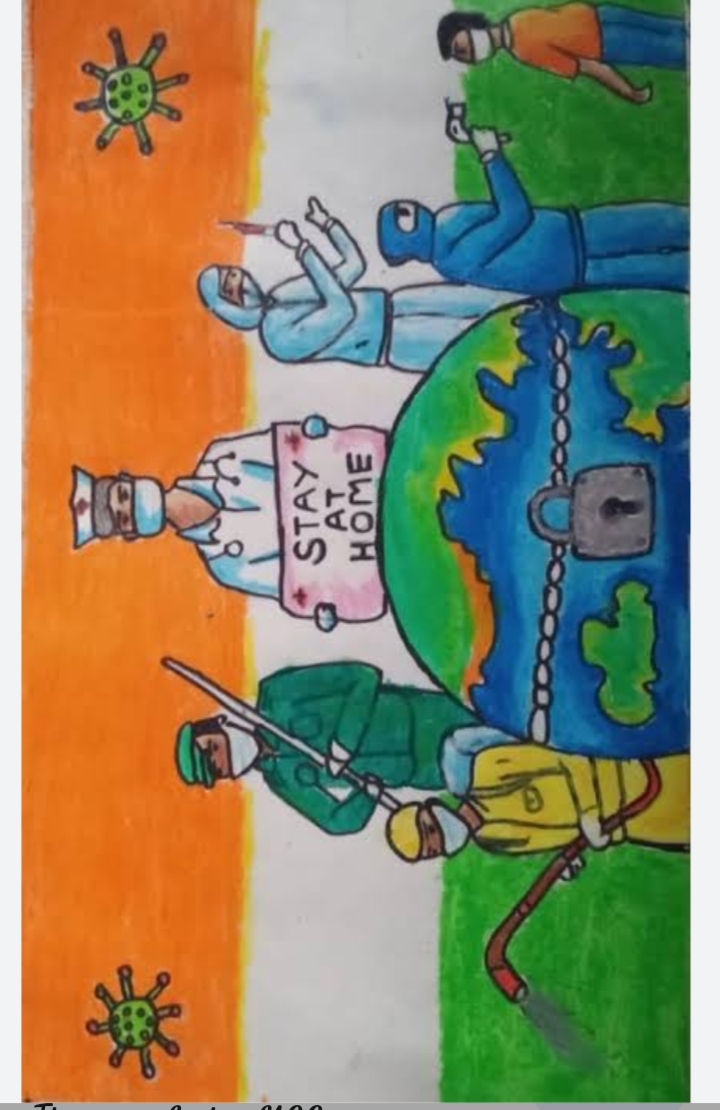 Corona poster – India NCC