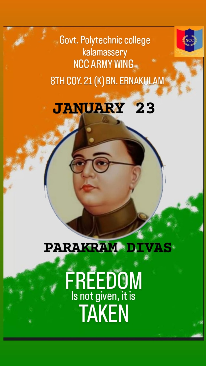 PARAKRAM DIVAS poster – India NCC