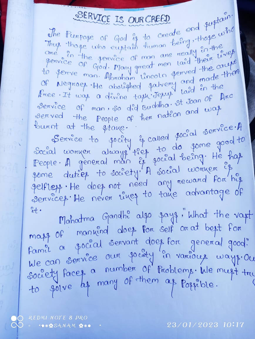 Service is our creed – India NCC