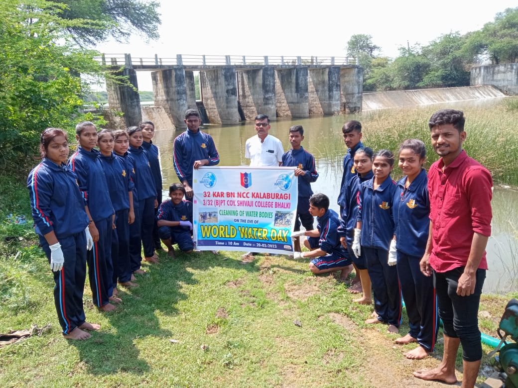 cleaning of water body – India NCC