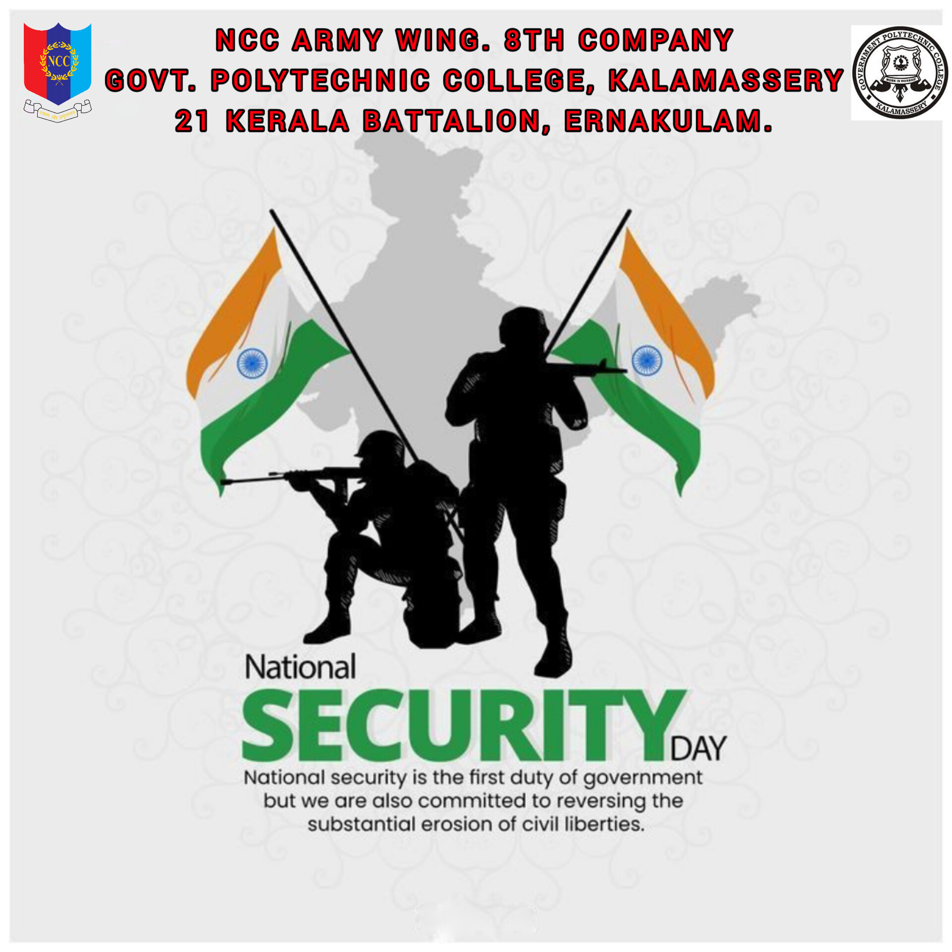 National security day – India NCC