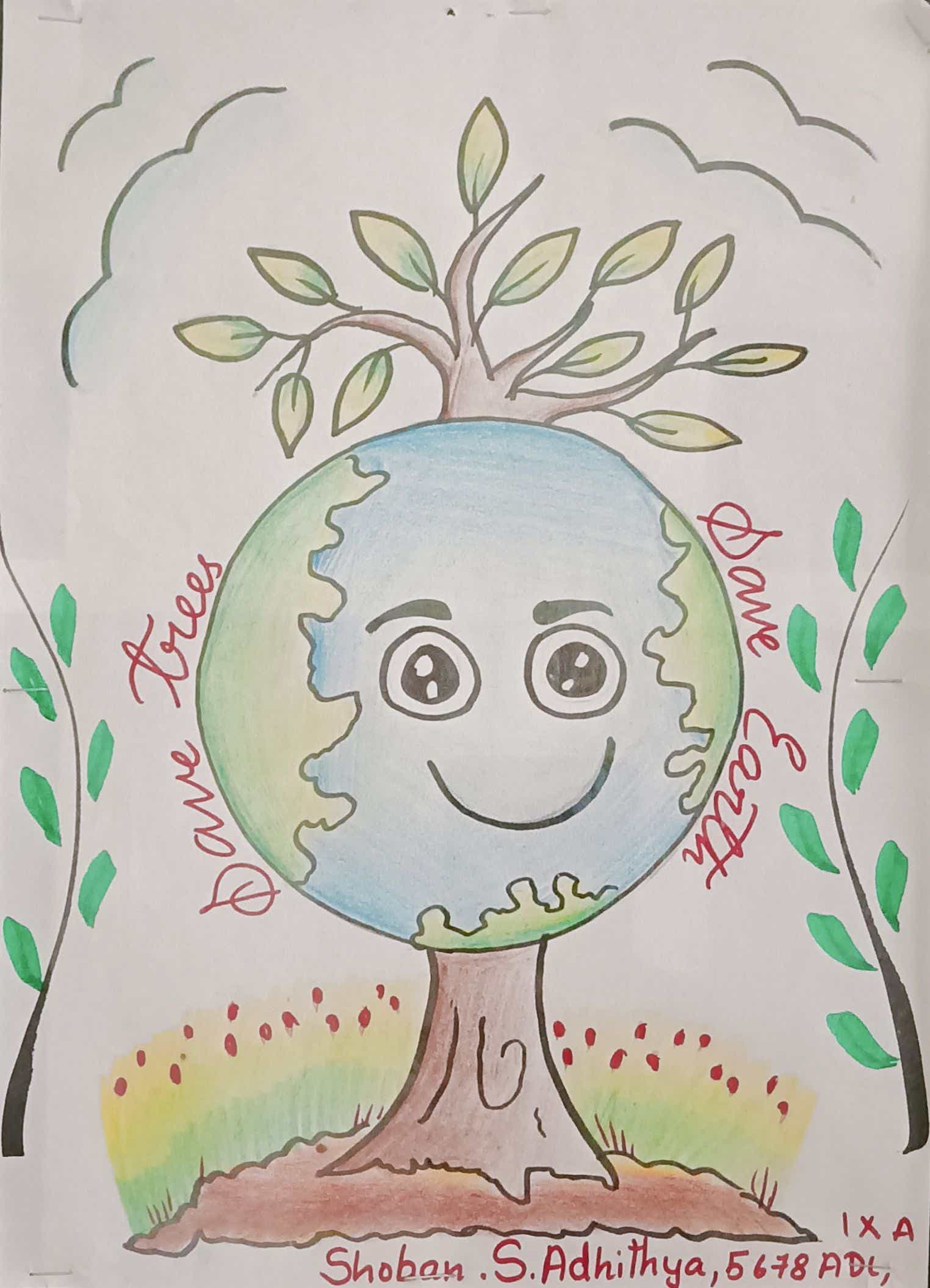 SAVE TREES SAVE EARTH – India NCC